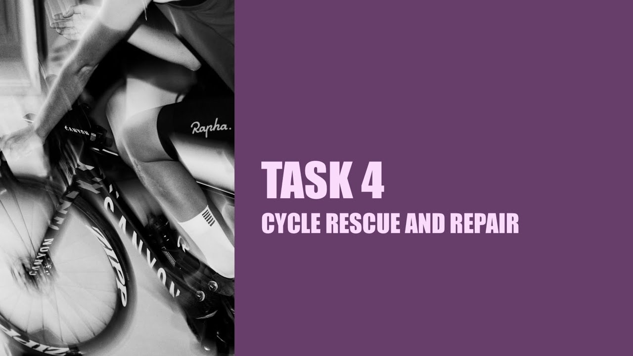 Cycle rescue and repair TASK 4 - YouTube