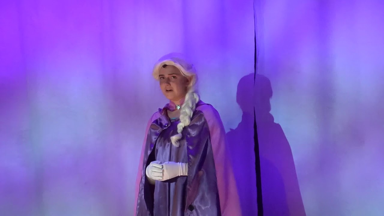 V as Elsa in Frozen Jr! - YouTube