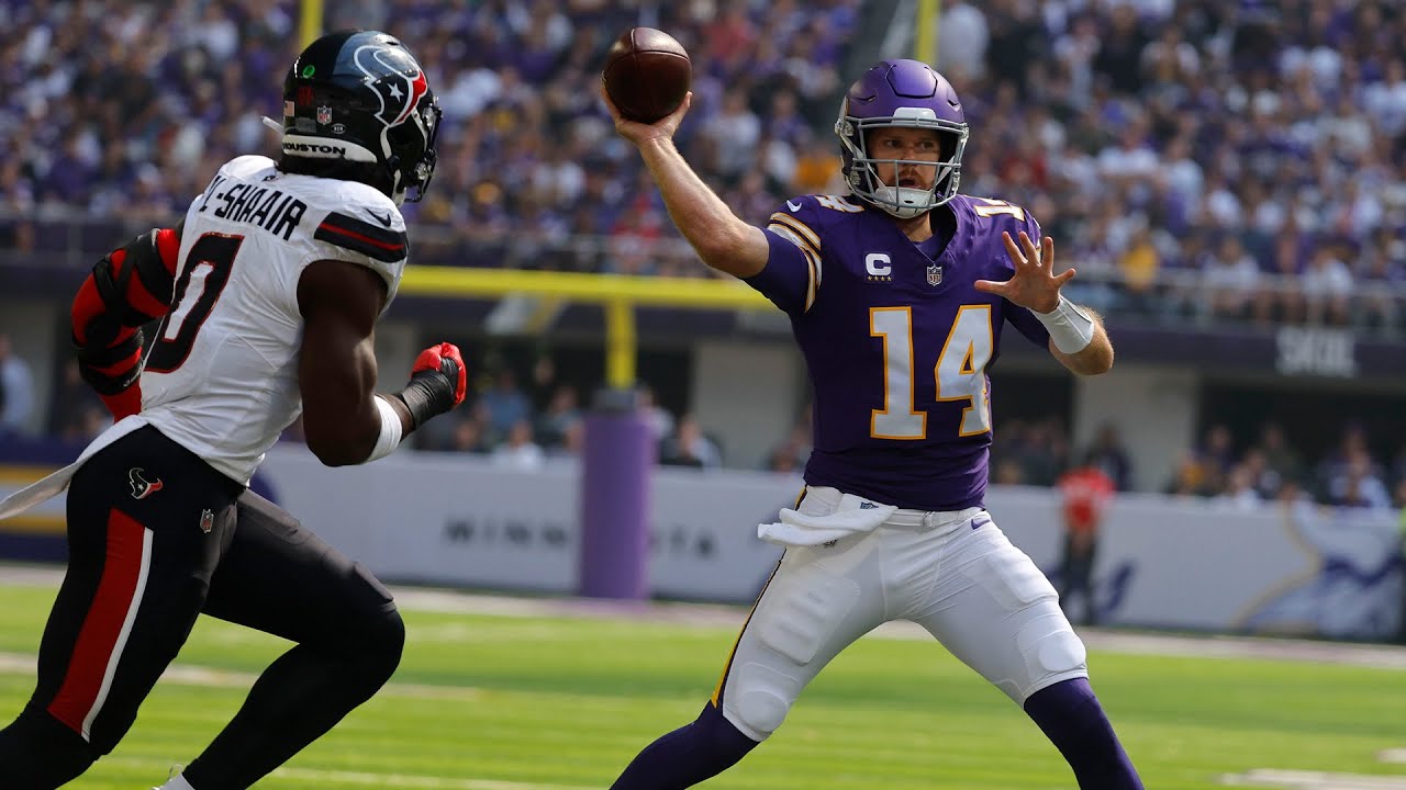 Sam Darnold's Best Plays from 4-Touchdown Game vs. Houston Texans ...