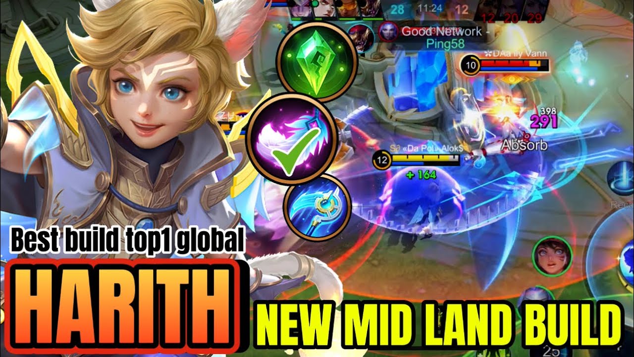 Harith Monster Mid Laner - Top 1 Global Harith by Kurapika! - Best ...