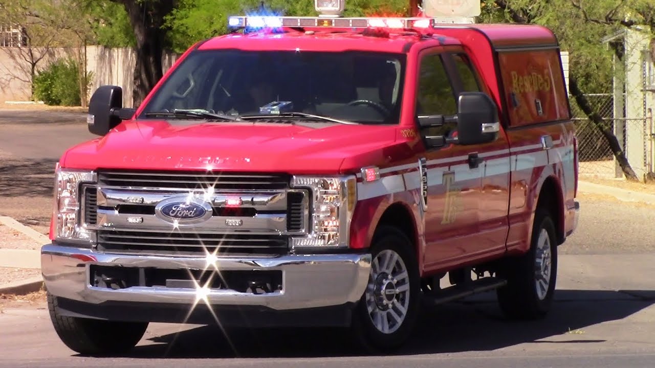 Tucson Fire Dept. Rescue 5 Responding - YouTube