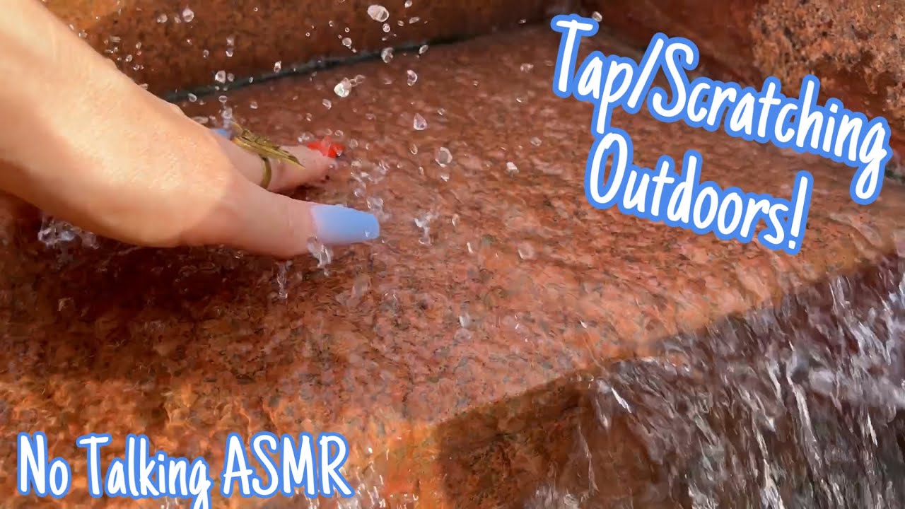 ASMR * Outdoor Tapping & Scratching * Park & Gardens * No Talking ...