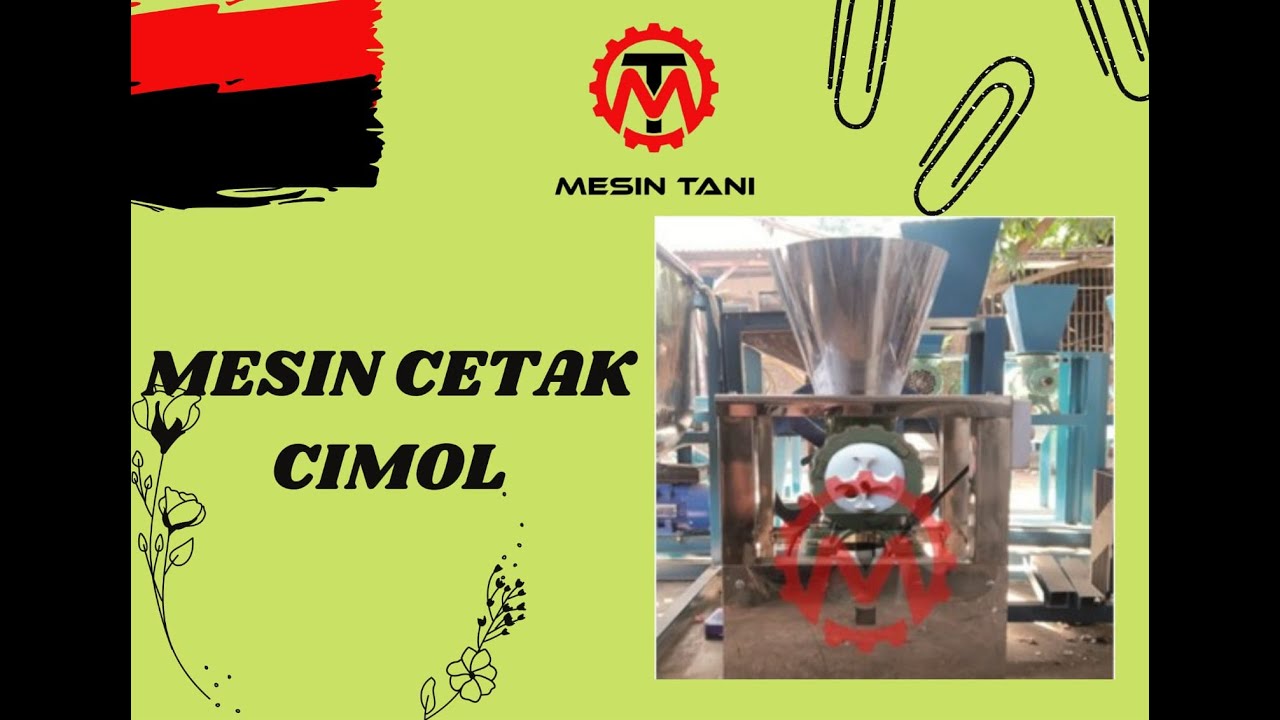 TERBARU!! MESIN CETAK CIMOL || UD MESIN TANI JOMBANG 085655219052 - YouTube
