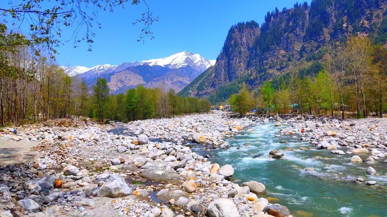 Beautiful Beas River Flows From Himalayan Mountain/pahadi journey - YouTube