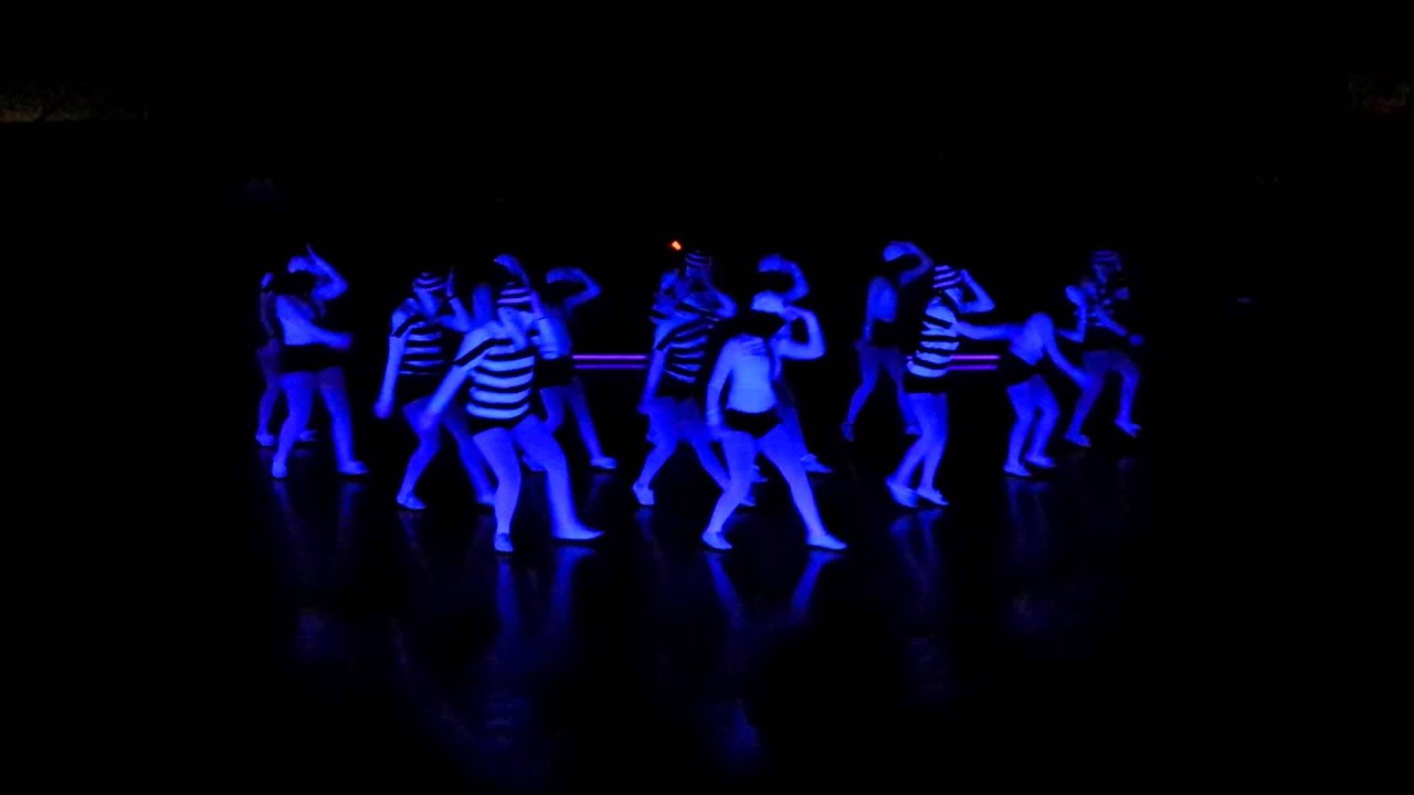 2014 Boylan Dance Team Black-Light Routine - YouTube