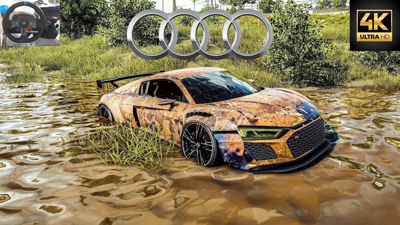 Rebuilding a Rusty AUDI R8 PLUS - Need for Speed HEAT - YouTube