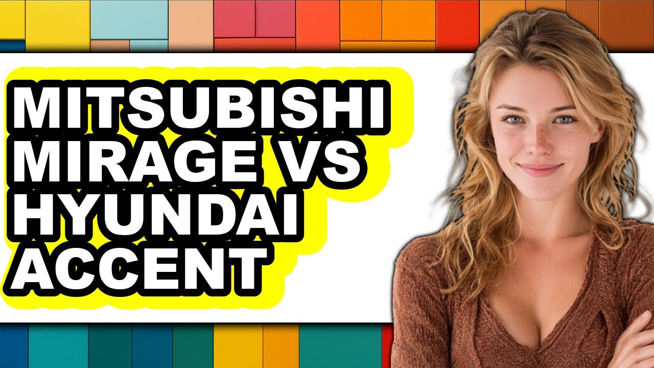 Mitsubishi Mirage vs Hyundai Accent - Full Comparison - YouTube