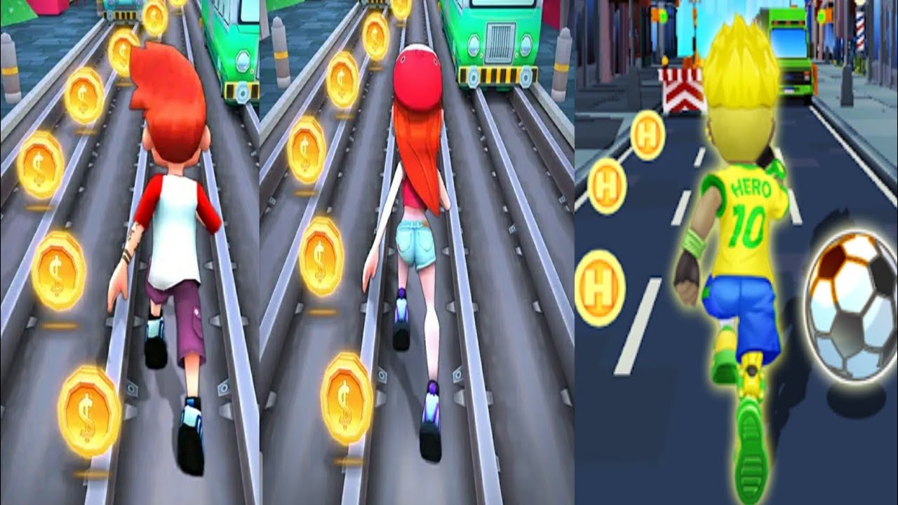 Bus Rush VS Bus Rush 2 VS Subway Hero Run Gameplay - YouTube