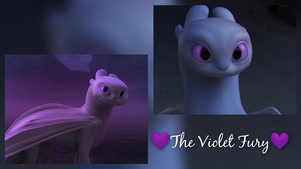 If Light Fury were purple 💜 𝘛𝘩𝘦 𝘝𝘪𝘰𝘭𝘦𝘵 𝘍𝘶𝘳𝘺 - YouTube