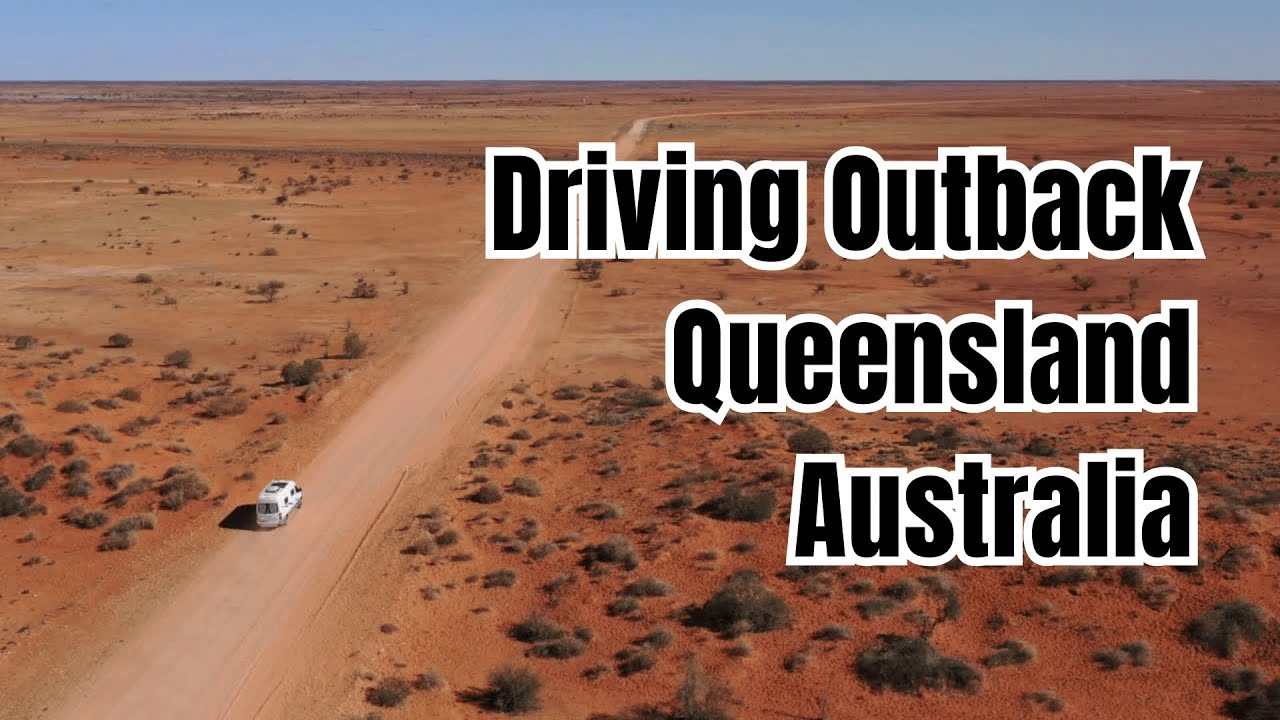 Aerial View, Driving Outback in Queensland, Australia - YouTube
