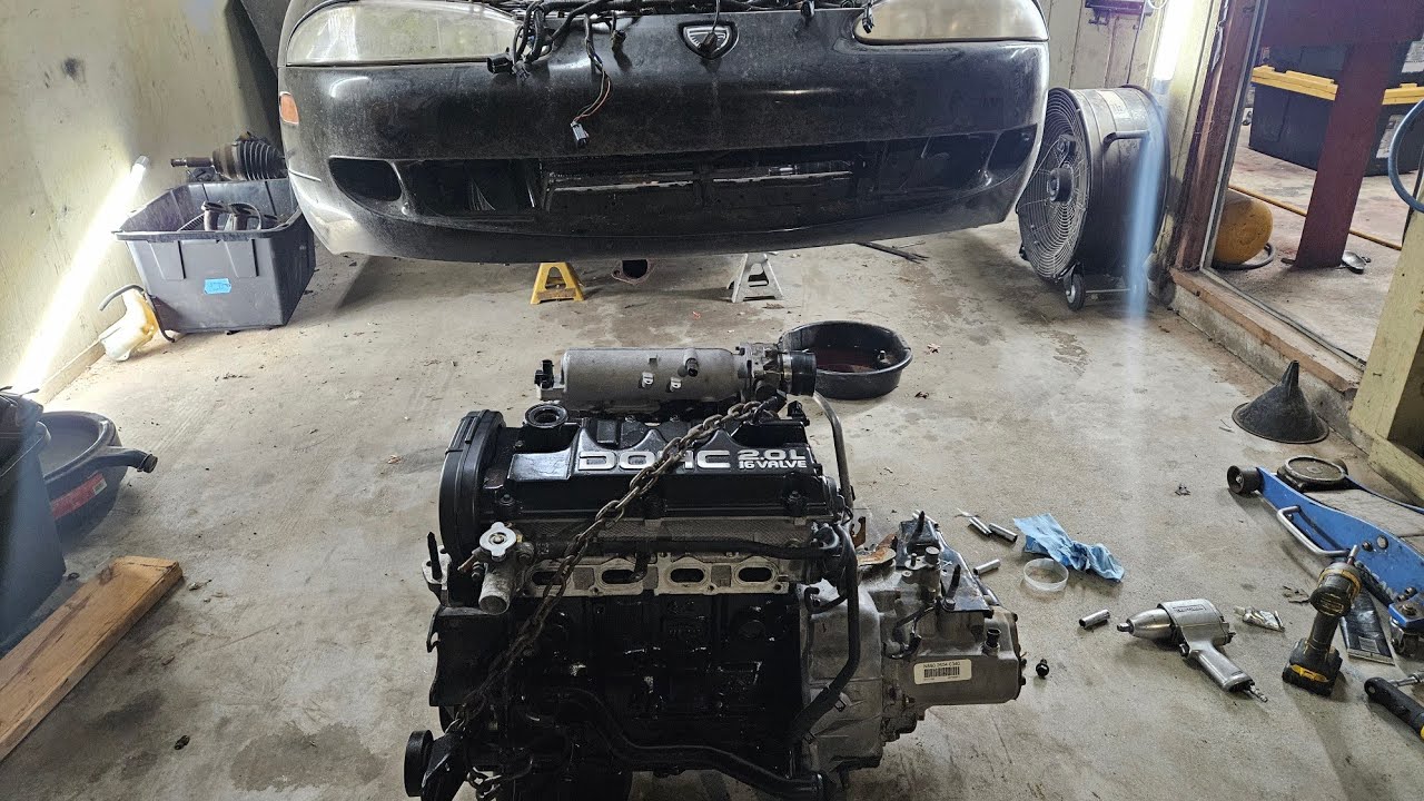 dsm 420a engine rebuild pt2 - YouTube