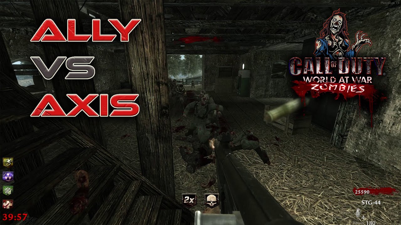 Ally Vs Axis World at War Customs Zombies - YouTube