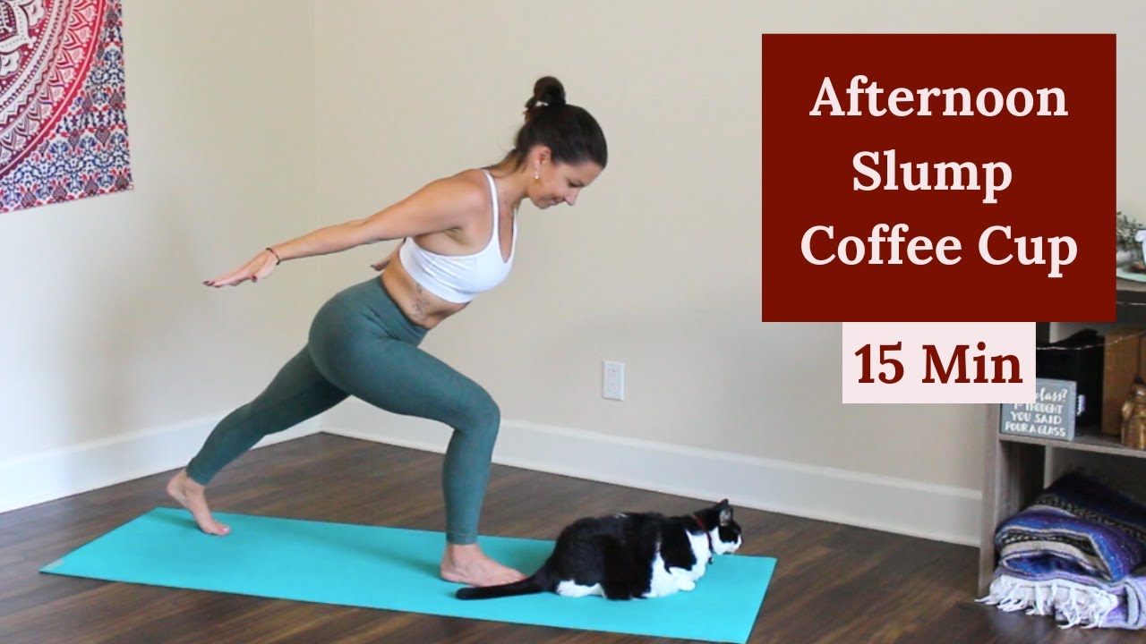 Afternoon Slump Coffee Cup [15 Min] | Yoga Infusion - YouTube