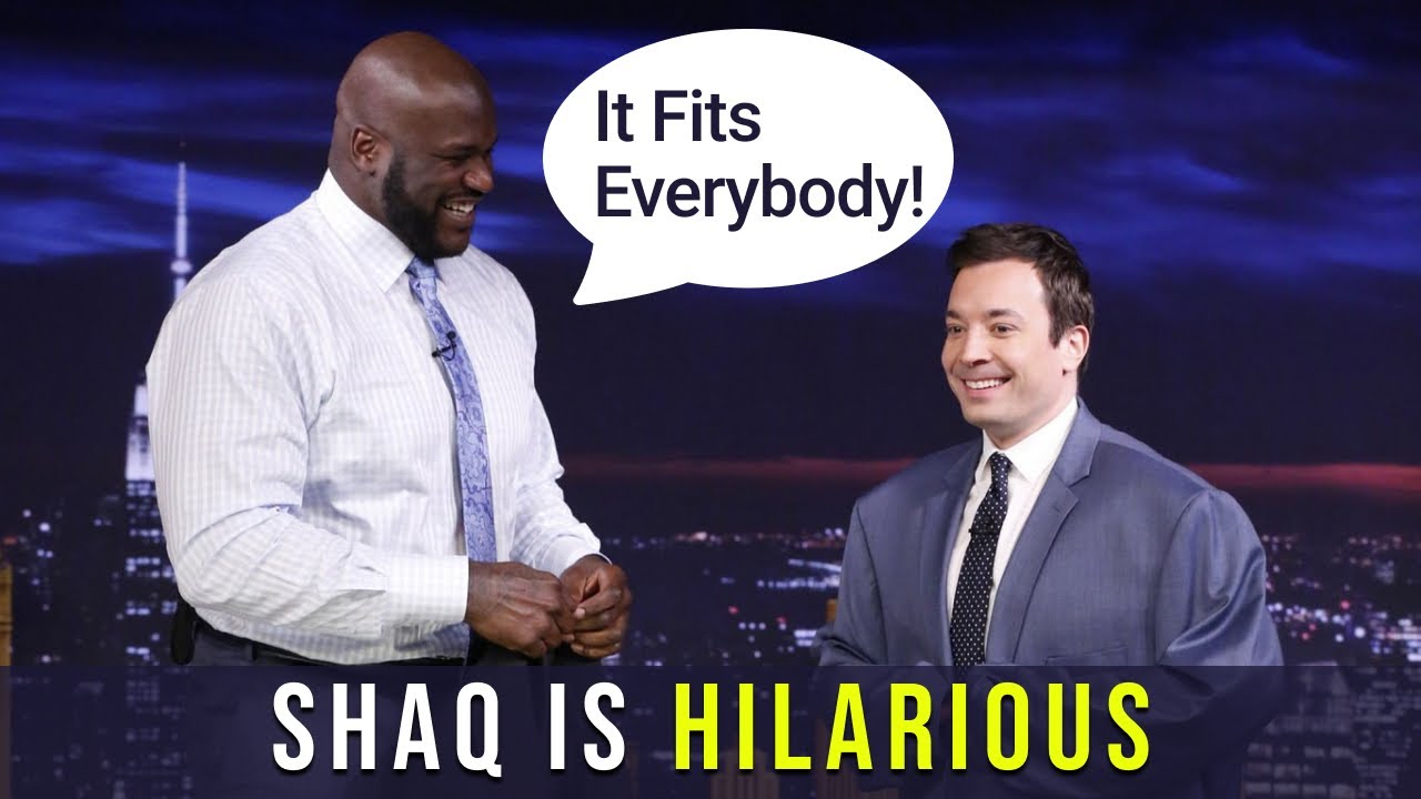 Shaq O Neal Funny Moments | Shaq's makes everybody laugh In Live Shows ...