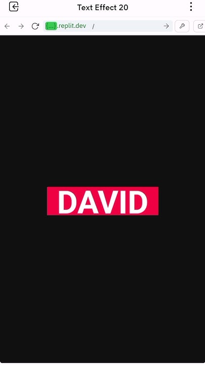 Text Effect 20 | Mini Program | Web Suite Mini Program | Web Development Mini Program - YouTube