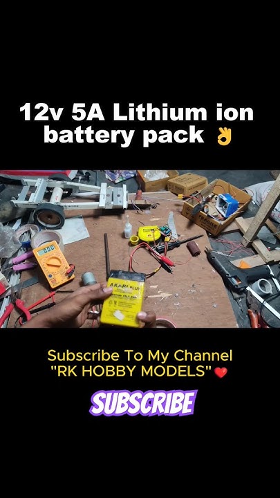 How To Make A 12v 5A Lithium Ion Battery Pack At Home #shorts #ytshort #lithiumbattery ...
