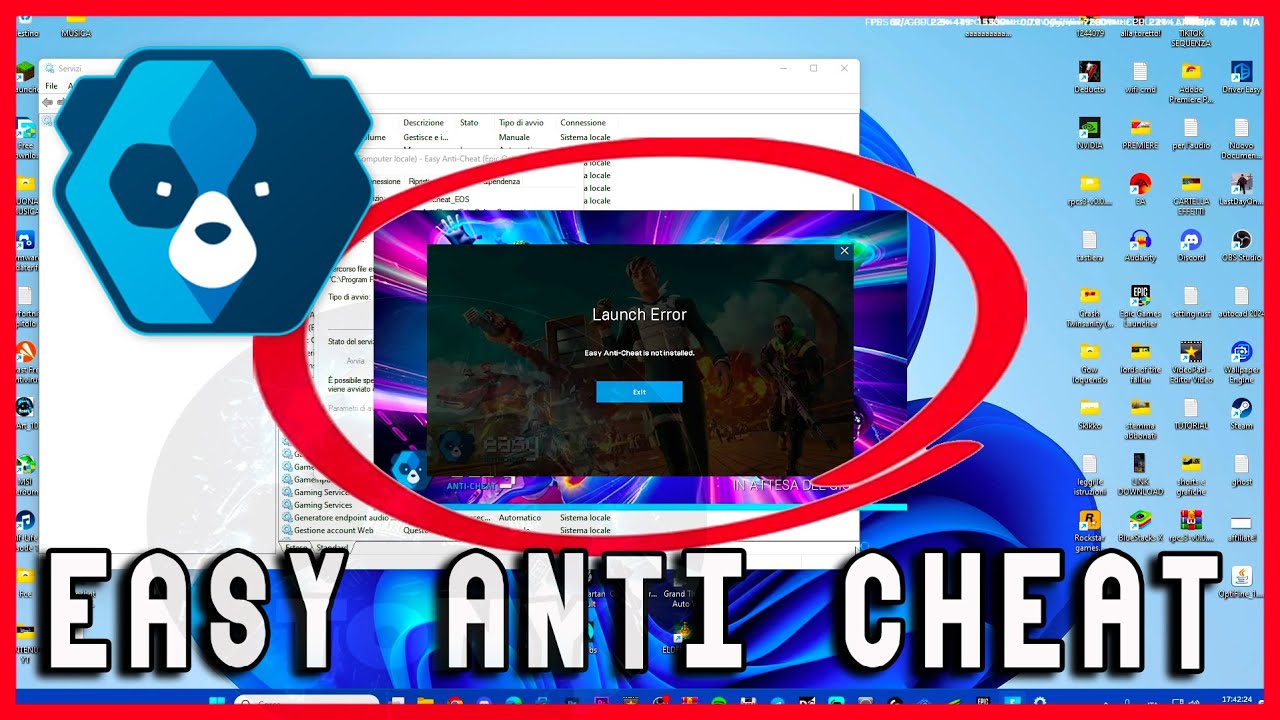 Easy anti cheat non avviato/installato su FORTNITE | l'antivirus te lo ...