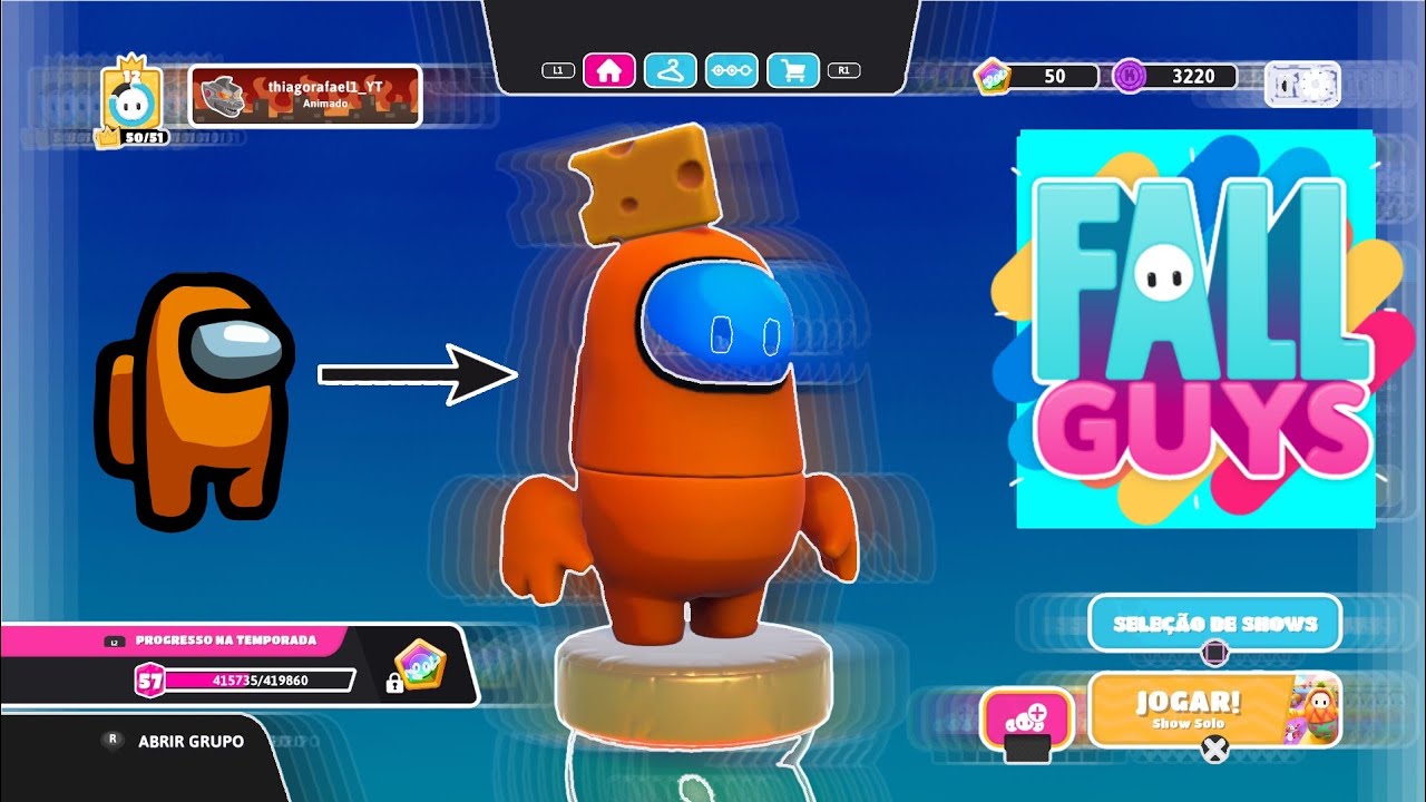 Fall Guys (2023) Gameplay (PS4) - YouTube