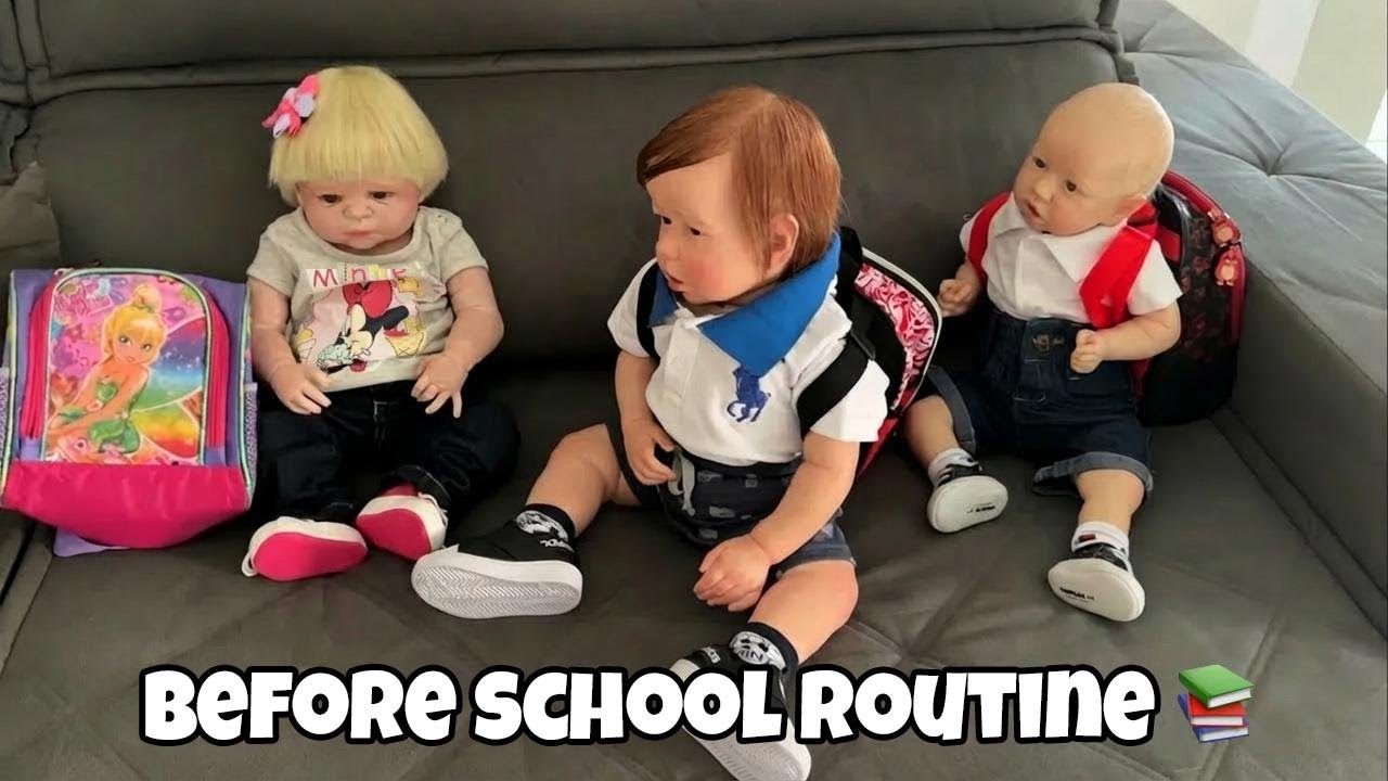 Morning Routine Before School With My Reborn Babies | Gabi Reborn - YouTube