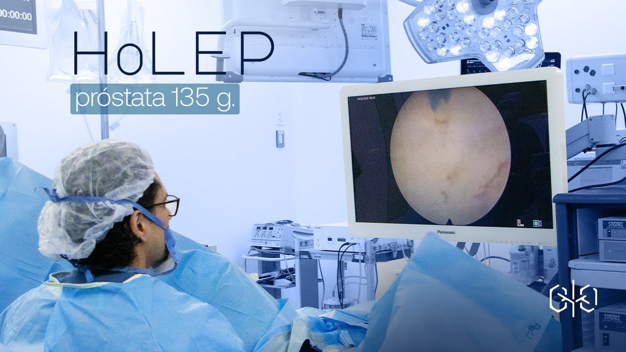 HoLEP "Técnica en bloque" volumen 135 g Quanta System 100 W - YouTube