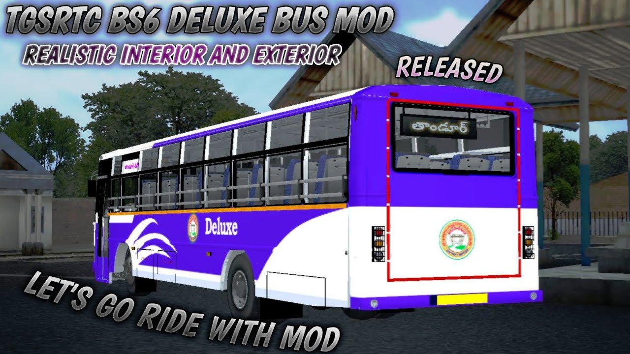 TGSRTC BS6 DELUXE BUS MOD DOWNLOAD NOW | PBRKS GAMING | #trending - YouTube