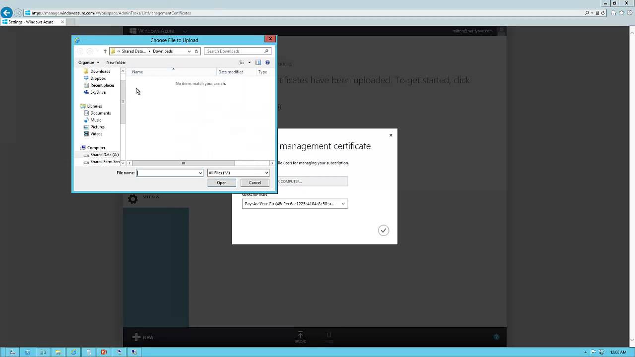 Connecting System Center 2012 App Controller To Windows Azure - YouTube