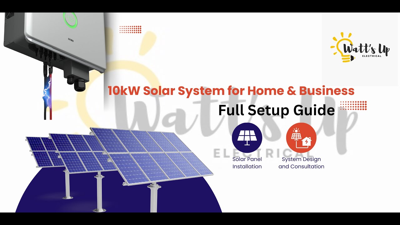 10kW Solar Power System | Grid-Tie Solar Setup Explained - YouTube