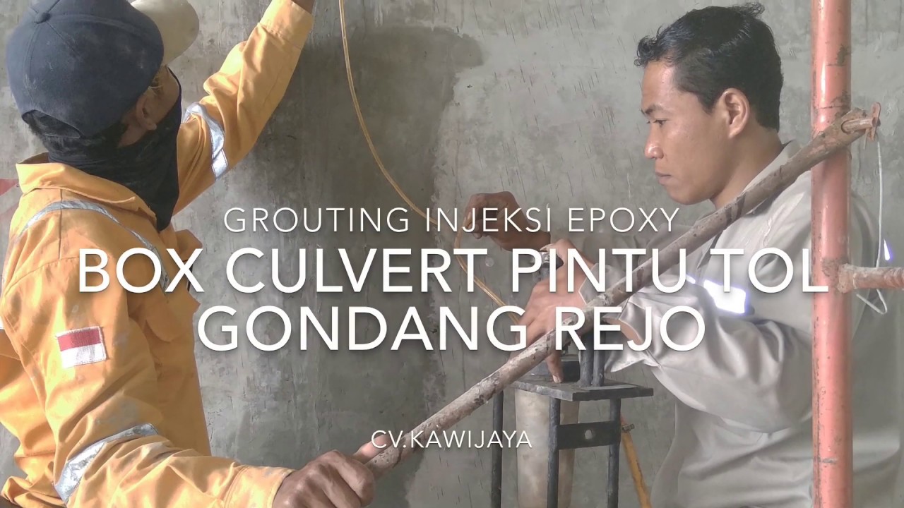 Grouting Injeksi Epoxy Box Culvert di Pintu Masuk Tol Gondang Rejo ...