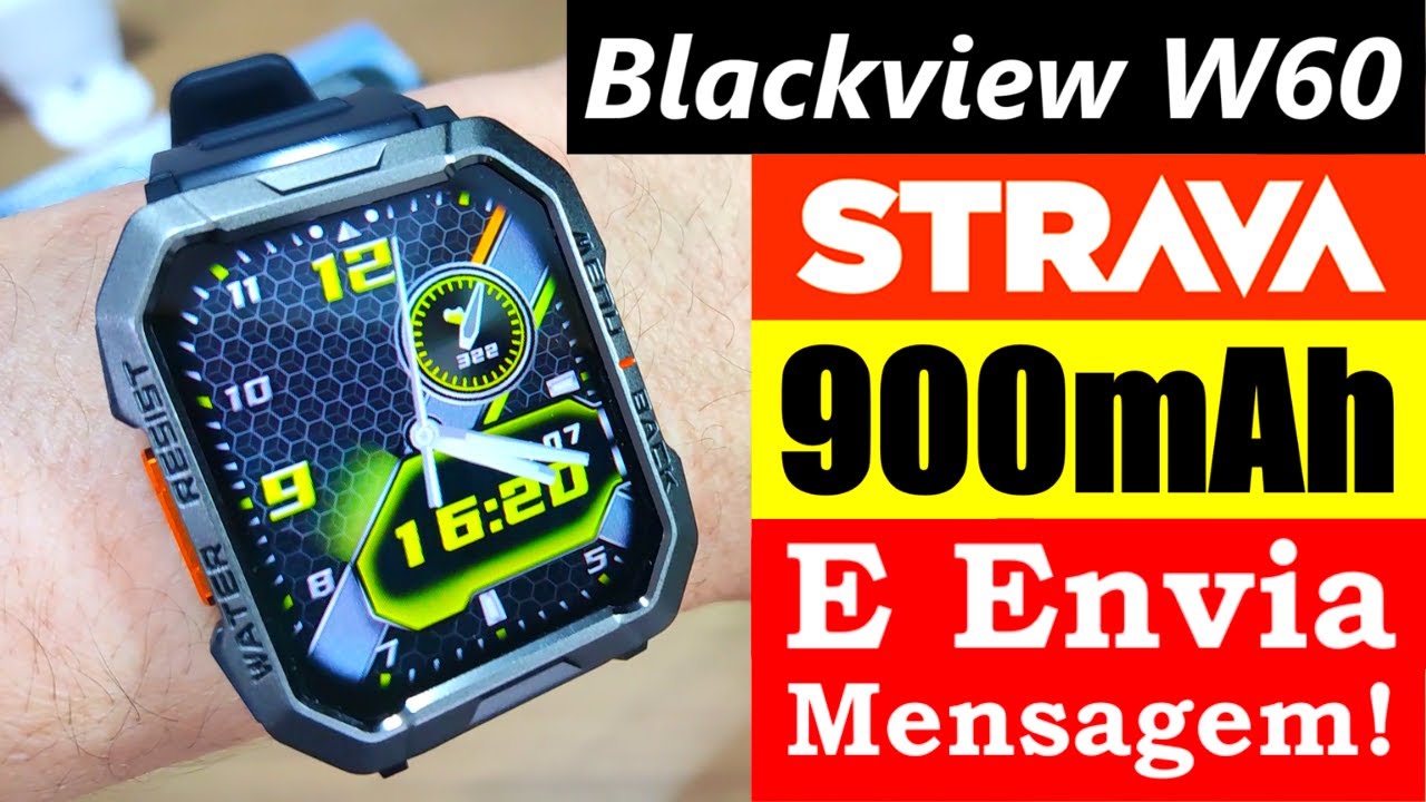 REVIEW SMARTWATCH BLACKVIEW W60 | BATERIA COM DURAÇÃO DE 30 DIAS ...
