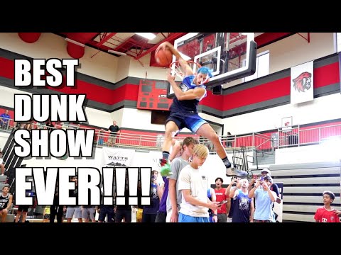 BEST DUNK SHOW EVER @ The Dunk Camp!!! - YouTube