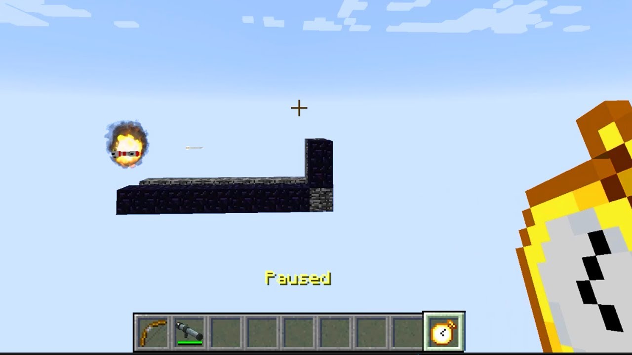 WHO IS FASTEST? BOW OR ROCKET LAUNCHER? | MINECRAFT - YouTube