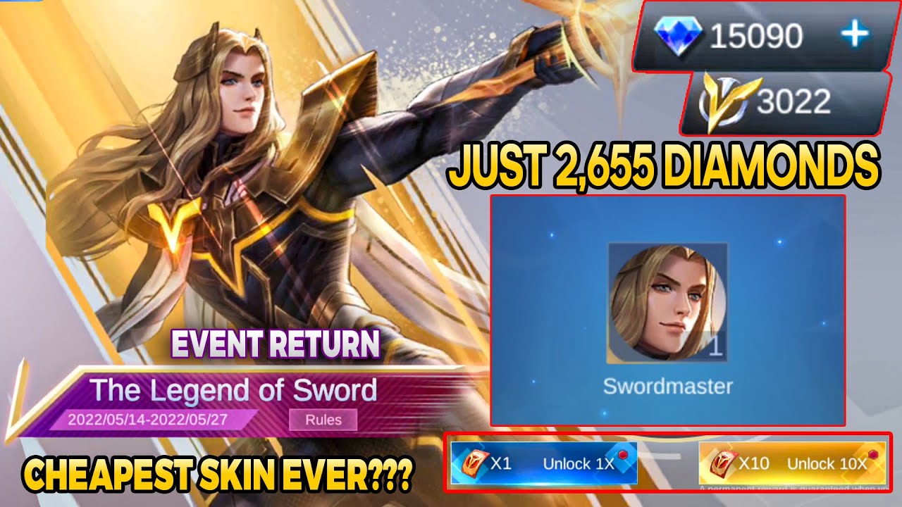 LANCELOT HERO SKIN JUST 2,655 DIAMONDS - CHEAPEST SKIN EVER - THE ...