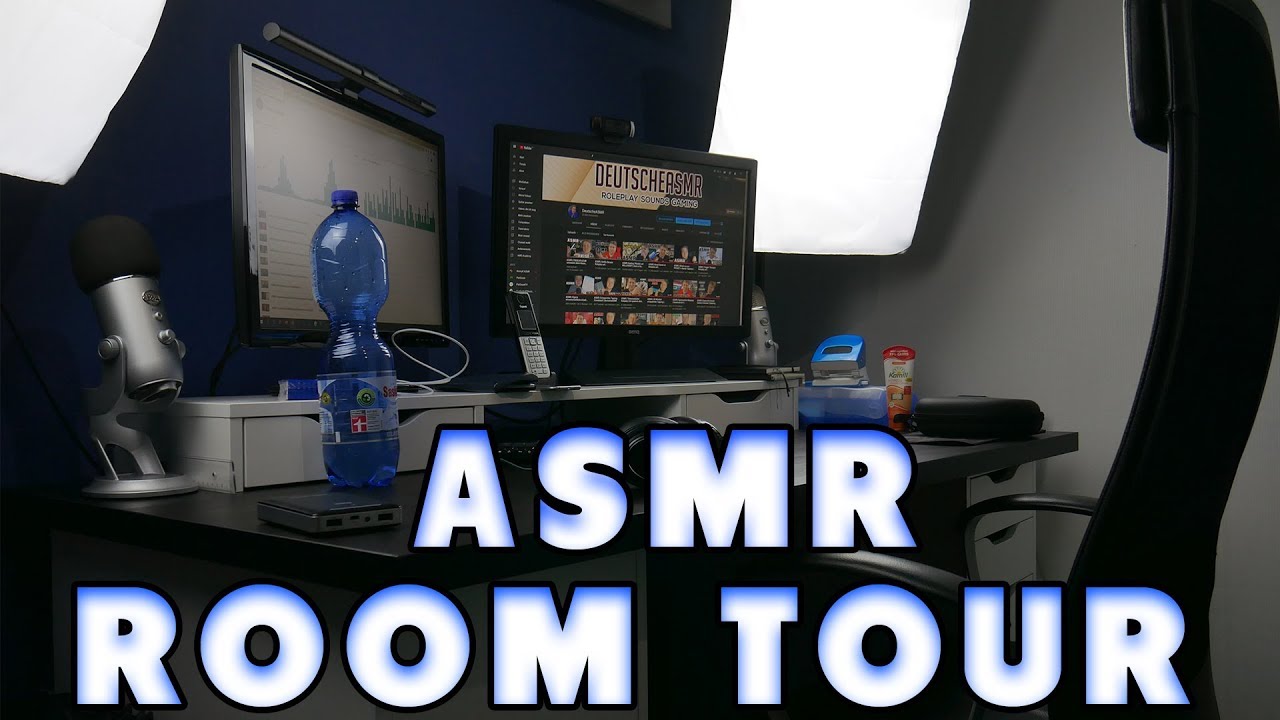 ASMR | Room Tour 2020 (Equipment Tour) auf Deutsch/German - YouTube