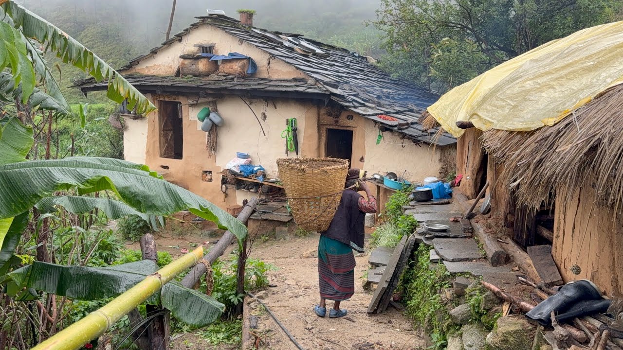 Beautifull Village Life of Nepal | Daily Activities Village People in ...