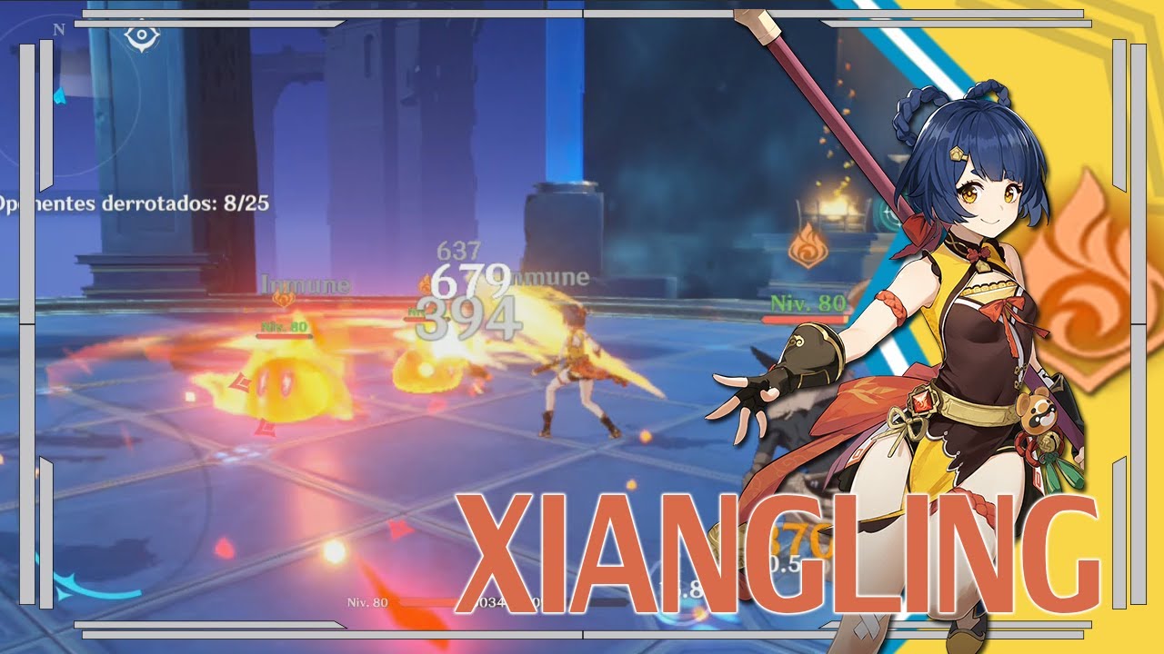 [GENSHIN IMPACT] Habilidades Xiangling | Skills XIANGLING | Pyro - YouTube