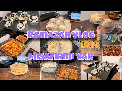 Misafirlerim Var | Baştan Sona Misafir İftar Hazırlıgı | Ramazan Vlog | İftar Menüsü | Masa Sunumu