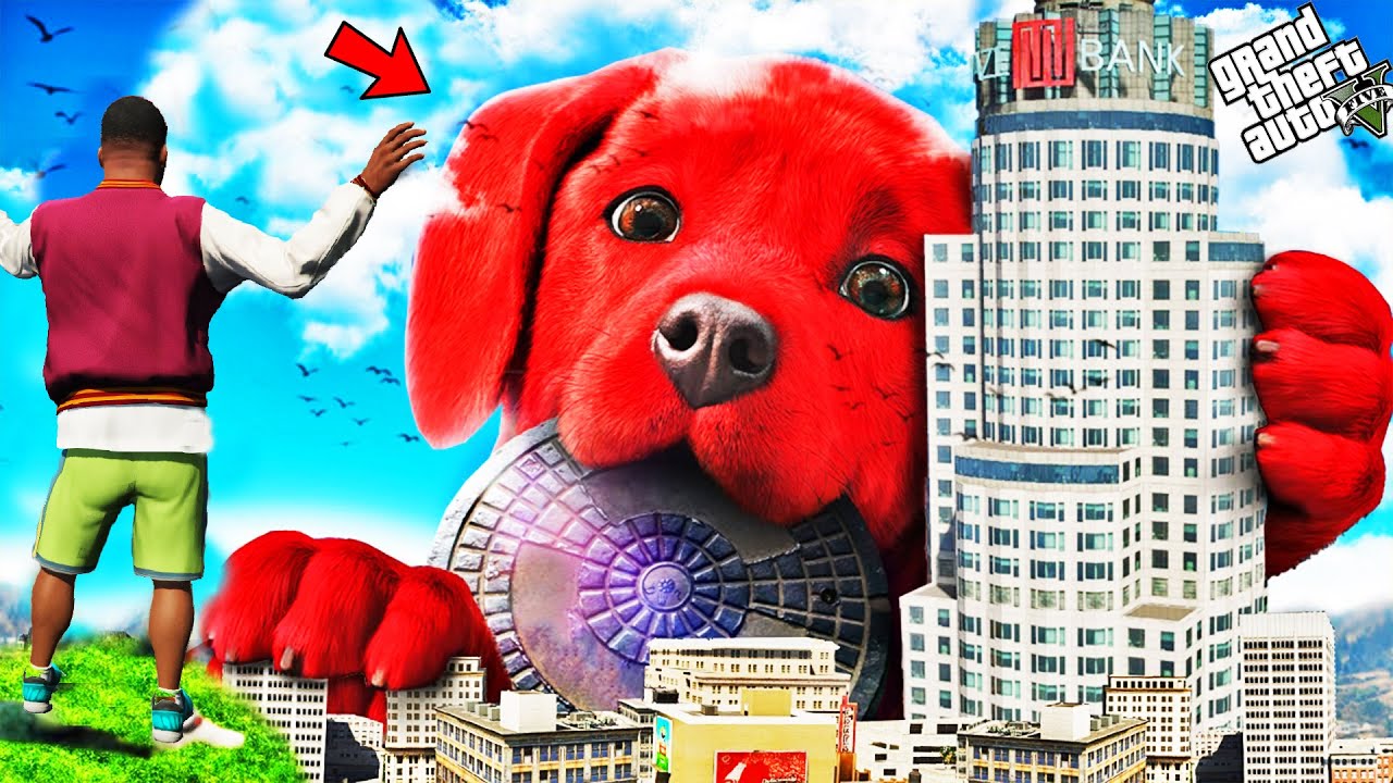 Franklin Meet Chop's Friend Red DOG in GTA 5 | GTA5 AVENGERS - YouTube