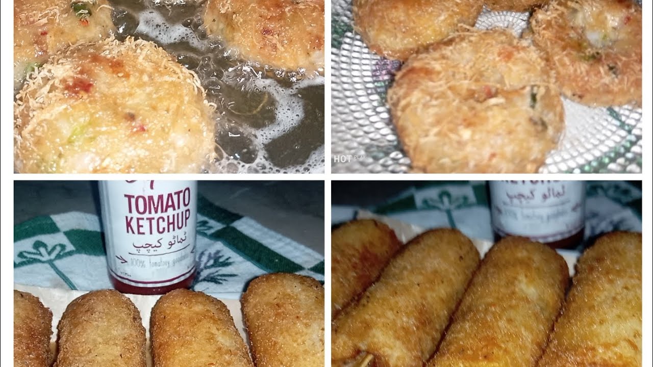 Chicken bread roll sticks and Donut Cutlet |Ramadan Special|Don't miss ...