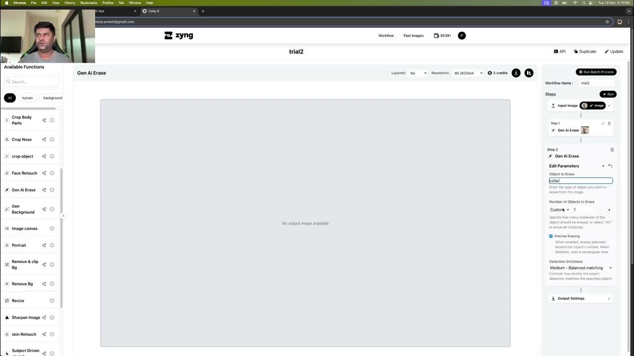 How to use GenAi erase funciton in ZYNG AI Made with Clipchamp - YouTube