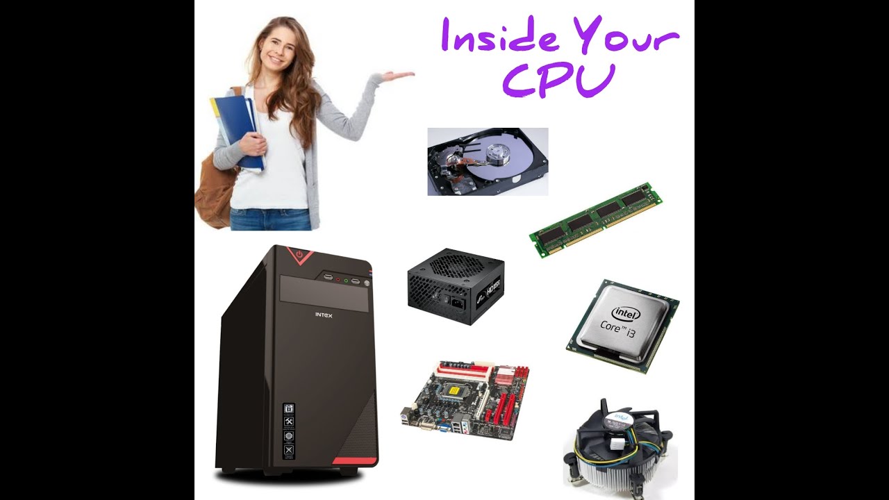 Inside your CPU | CPU and its parts || What can you see inside the CPU ...