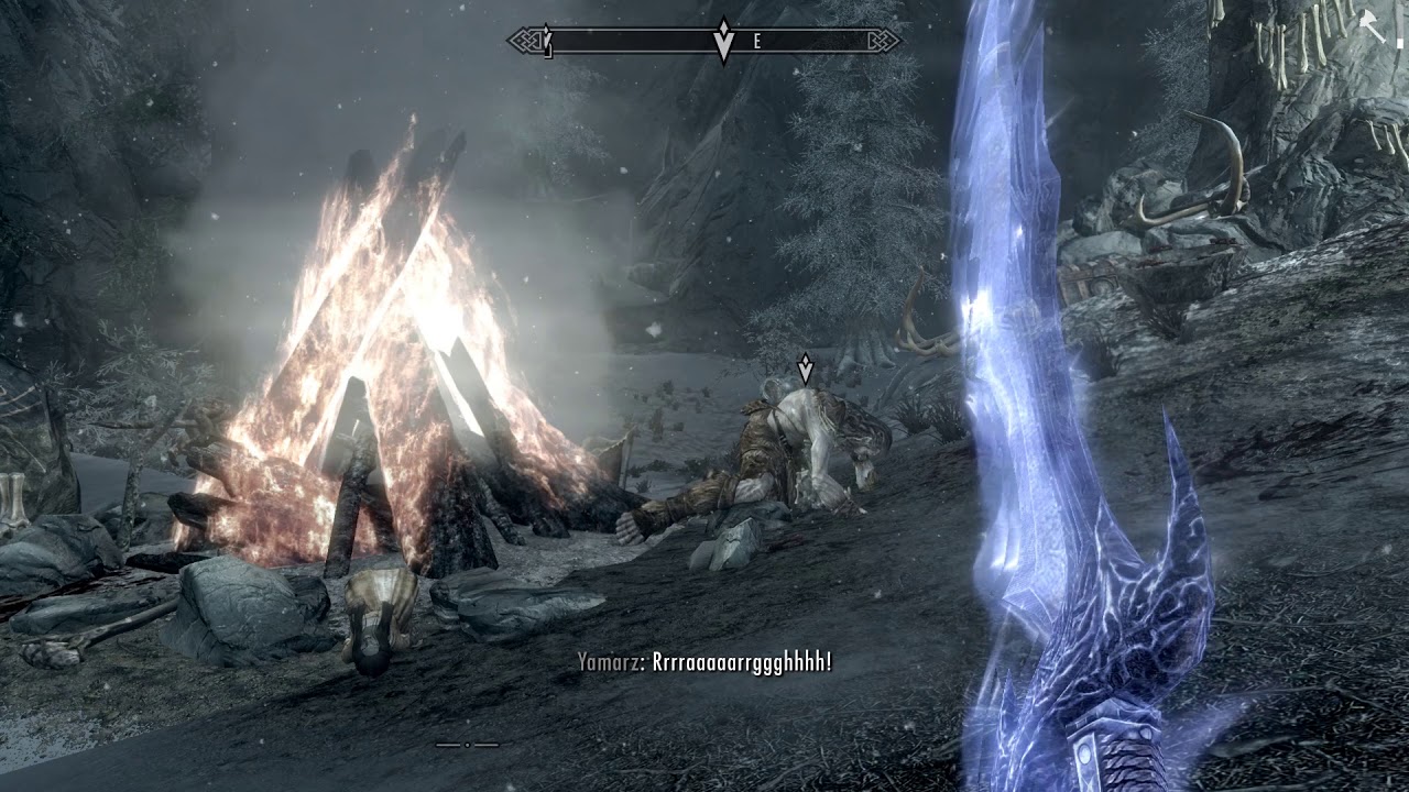 Yamarz VS Giant, and wins?! (skyrim) - YouTube