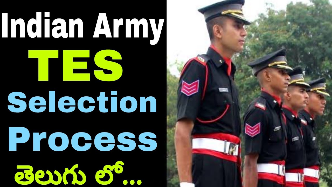Army TES Full Selection Process in telugu ||Indian Army TES Officer ...
