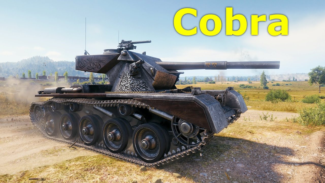 World of Tanks Cobra - 4 Kills 8,9K Damage - YouTube
