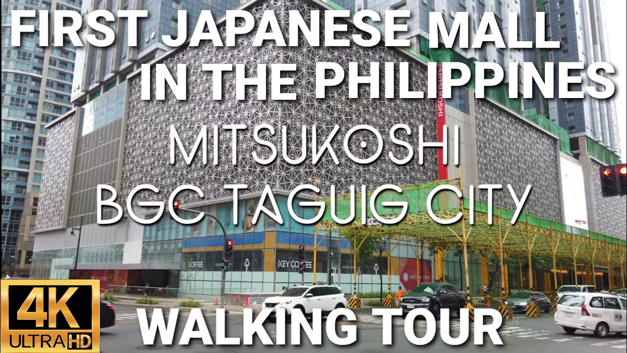 [4K] The First Japanese-Inspired Mall in the Philippines | Walking Tour | Mitsukoshi Japan Mall ...