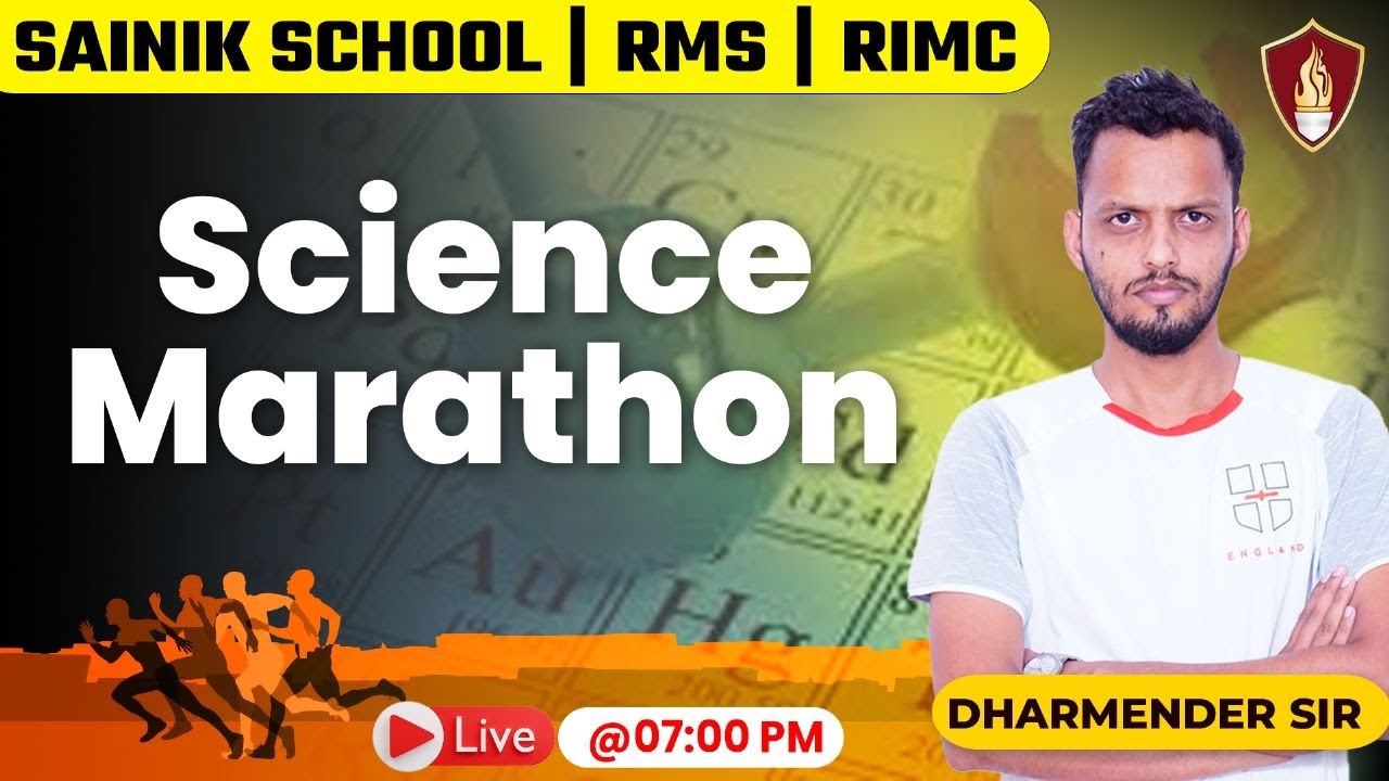SCIENCE MARATHON | Sainik School coaching / RMS Online Coaching , RIMC GK | - YouTube