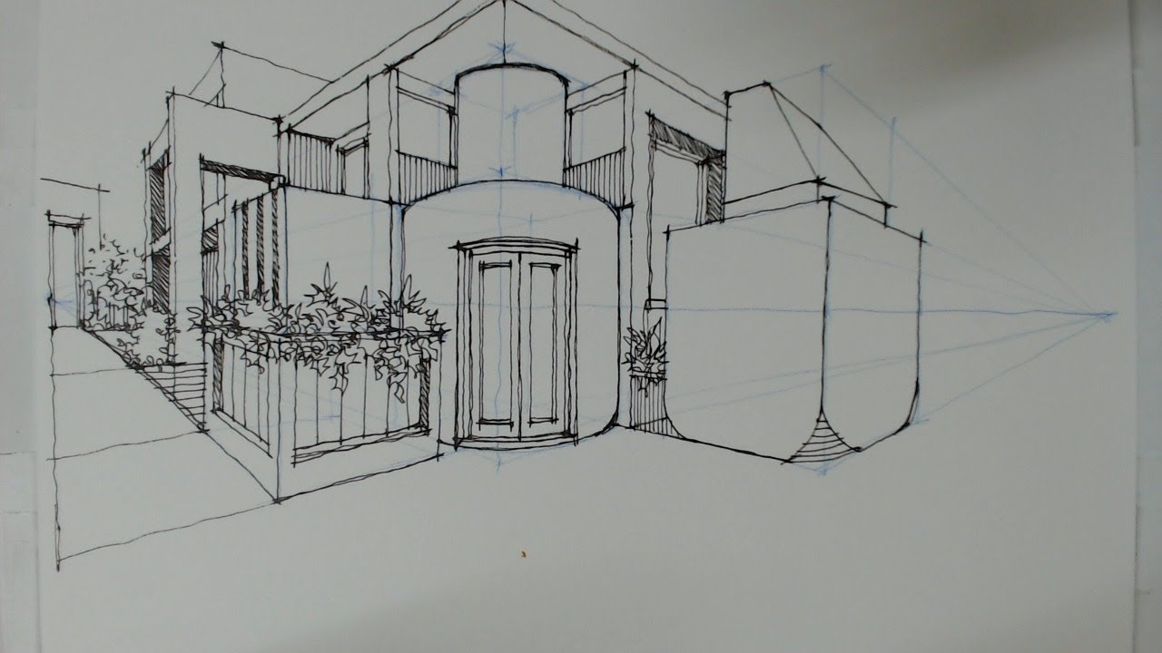 Perspective Drawing : How to draw objects in perspective? #shorts - YouTube