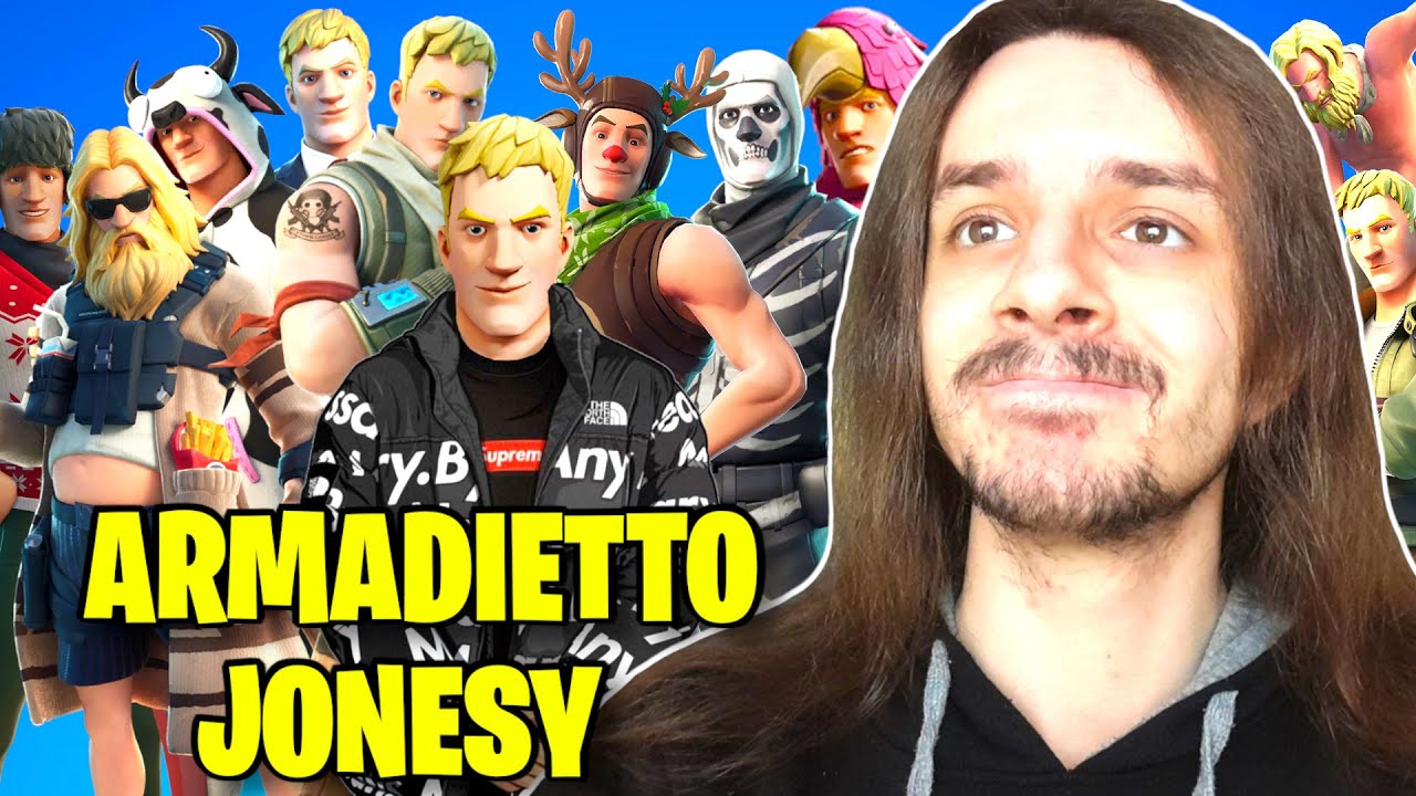 ECCO TUTTE LE MIE SKIN DI JONESY | Fortnite - YouTube