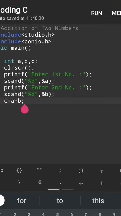 C Programming Shorts Coding C Addition Of Two Number C Programming Examples Youtube