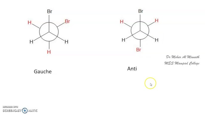 1 2 Dibromoethane Newman Projection