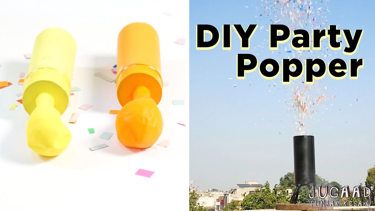 2 Ways to Make Party Popper - YouTube